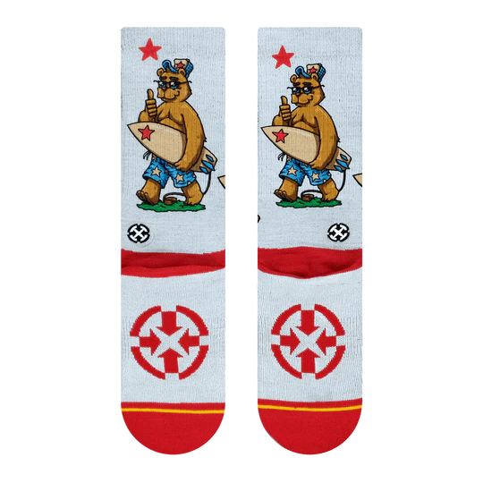 CALI BEAR CREW SOCK – CALIFORNIA ACCESSORIES