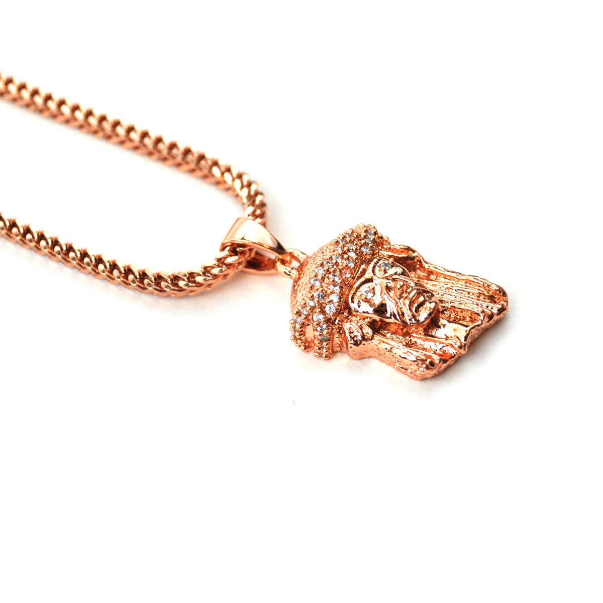 Rose Gold Jesus Piece - The Gold Gods – CALIFORNIA ACCESSORIES